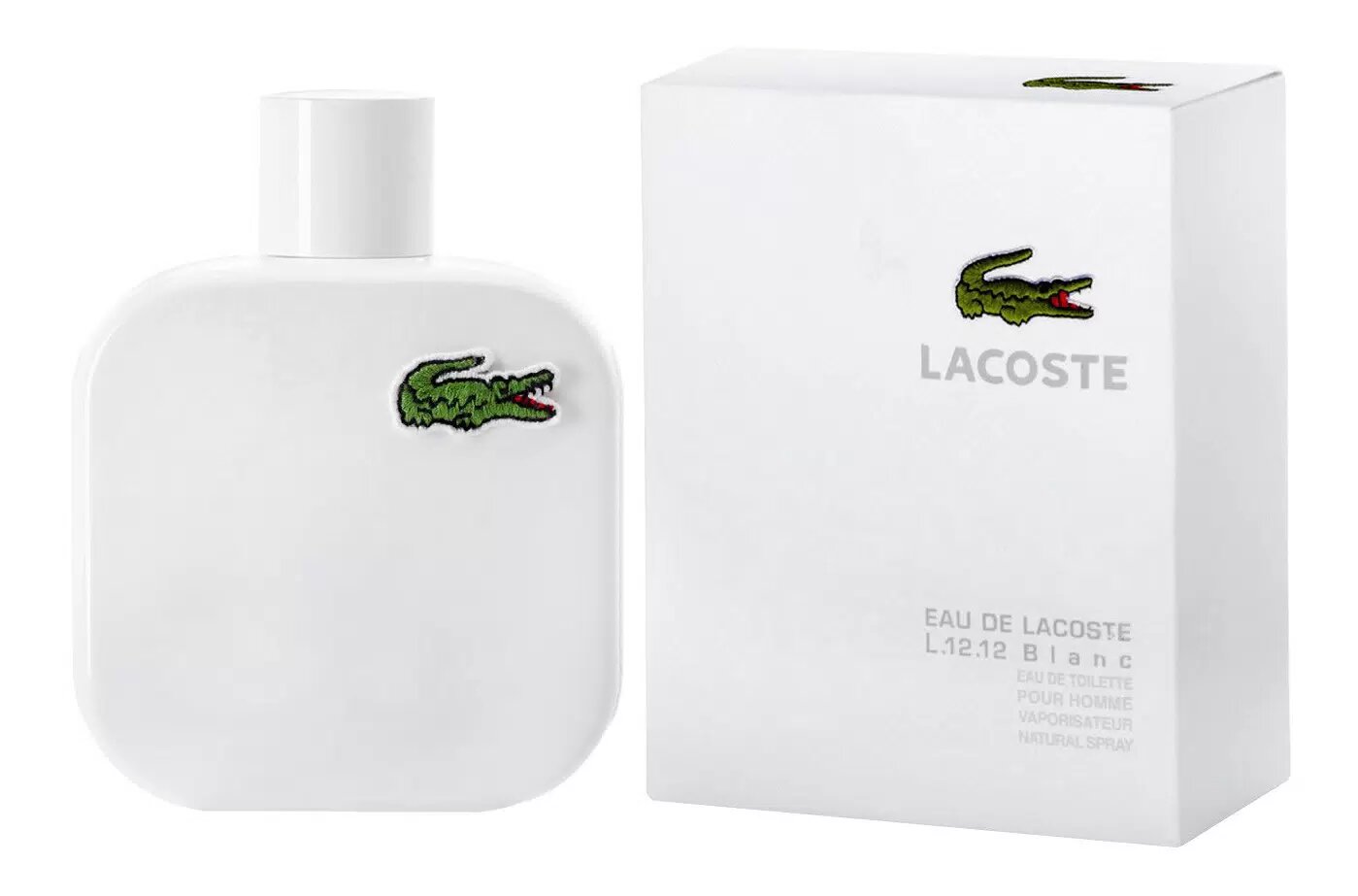 Туалетная вода LACOSTE "L.12.12 Blanc", мужская, спрей, 100мл