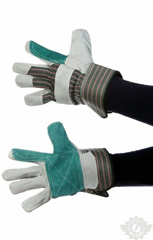 Перчатки Мустанг спилковые