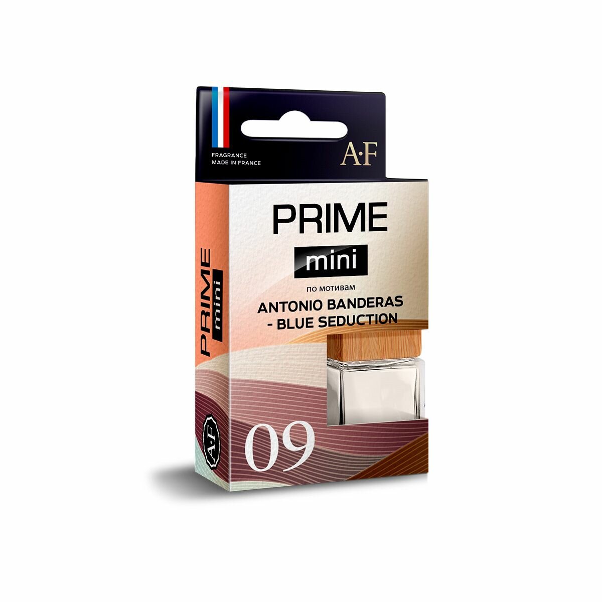 Ароматизатор подвесной PRIME mini № 9 (черная смородина, мускатный орех, амбра) 6 мл