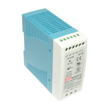 Блок питания MW MDR-60-12 60W 12V 4.5A на дин рейку