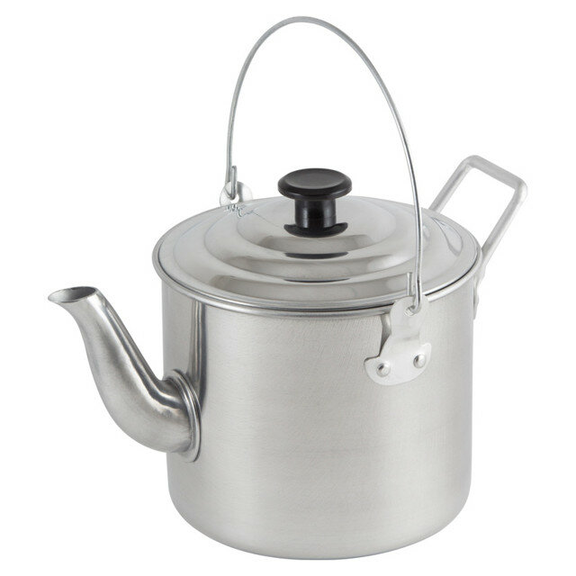 ECOS Чайник походный алюминиевый 1,8 л для туризма и походов компактный легкий