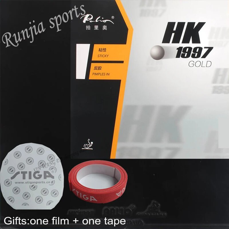 Накладки для теннисных ракеток Palio 40+ AK47 и HK1997 золотые black