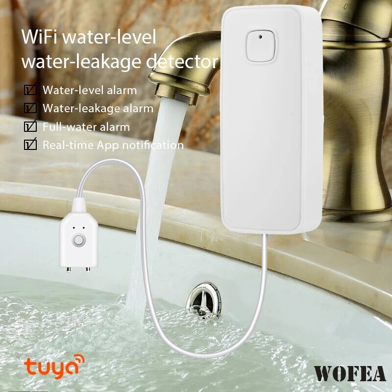 Tuya Smart Датчик протечки воды Wi-Fi 1pcs — фото 1