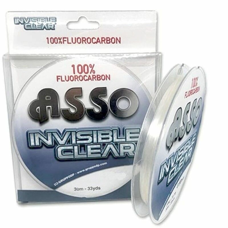 Леска ASSO Invisible Clear 100% FC 0.90mm 30m