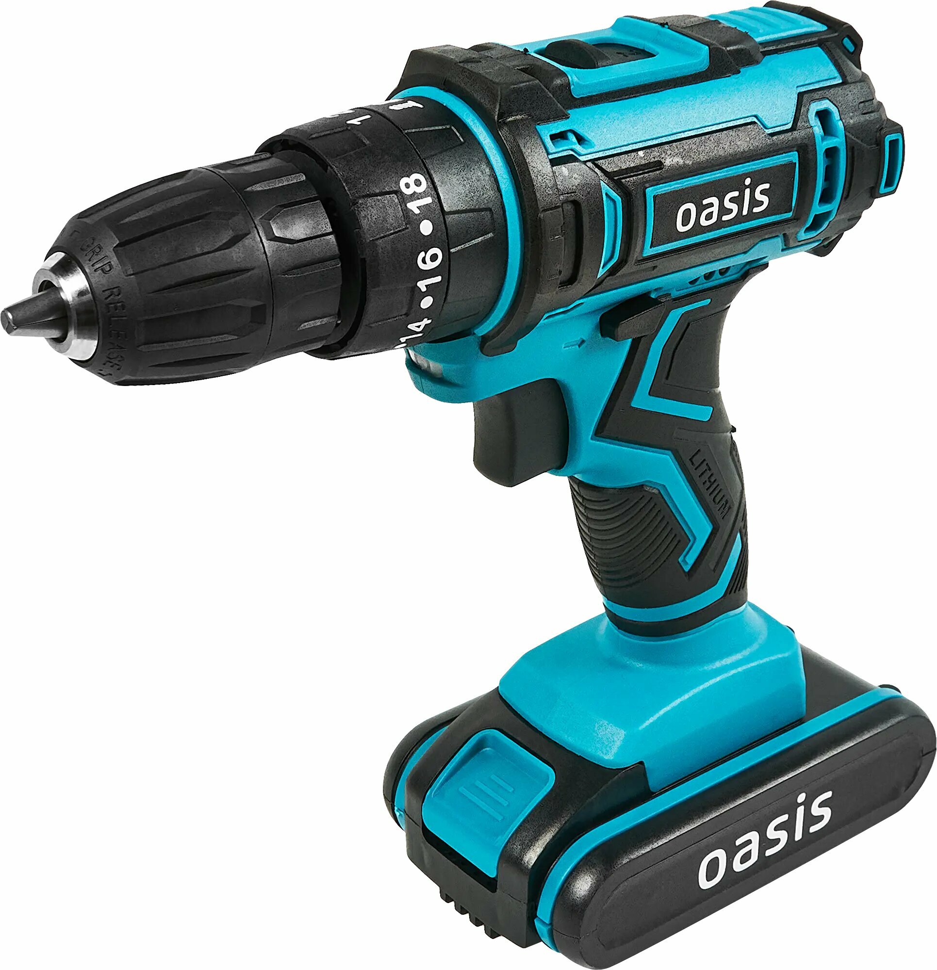 Дрель-шуруповерт аккумуляторная Oasis ASU-24S, 24 В Li-ion 2x2 Ач