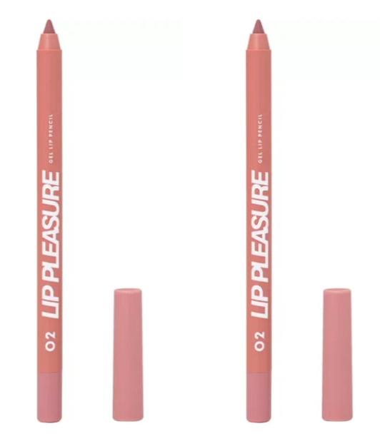 Карандаш для губ гелевый Love Generation Lip Pleasure, тон 02 бежево-розовый, 1,35 г, 2 шт