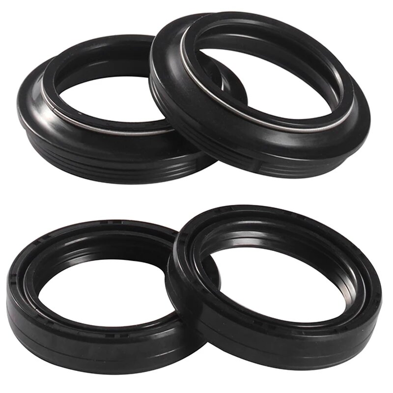 Сальник и пылезащитный чехол передней вилки для YAMAHA FZ1 FZ6 FZS1000 FAZER YZF 2pcs oil 2pcs dust