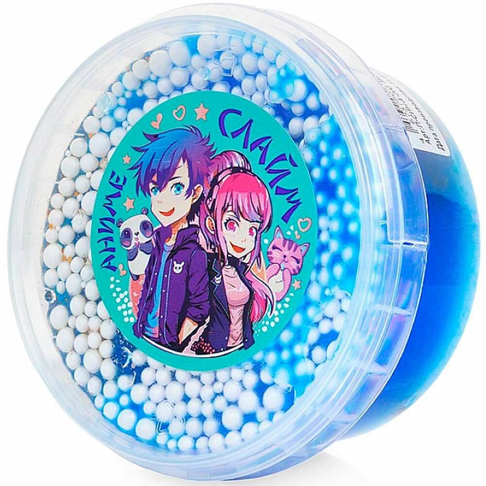 Слайм Прихлоп "Аниме", синий, 200 г (01148)