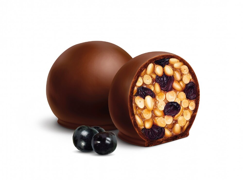 Кедровый грильяж с черёмухой 1000 гр Вкусно