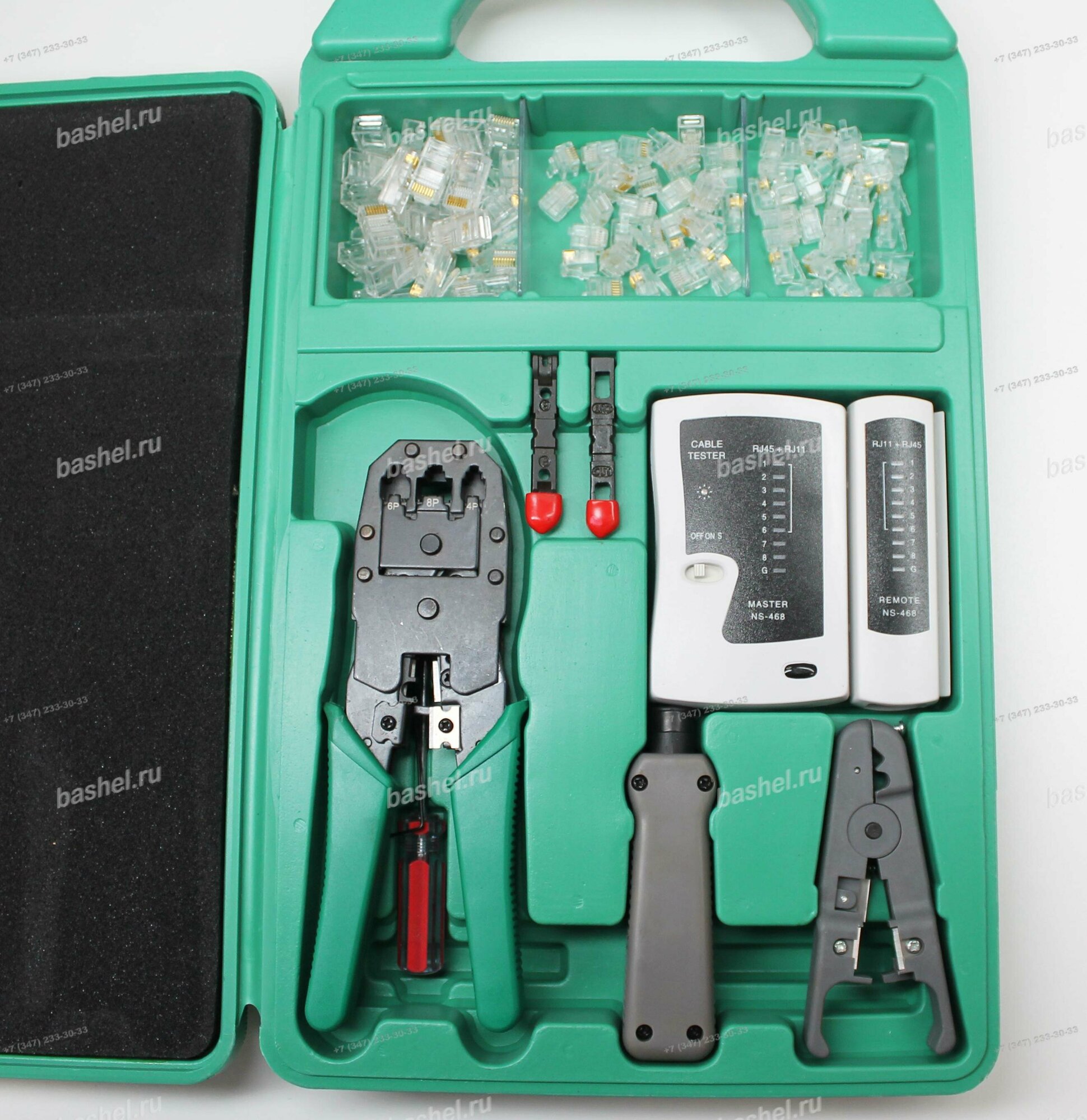 Набор инструментов HY-330KD DAYTON в кейсе (HY-200, HY-468CT, HY-324, HY-P-501B, отвёртка и др.), DAYTON
