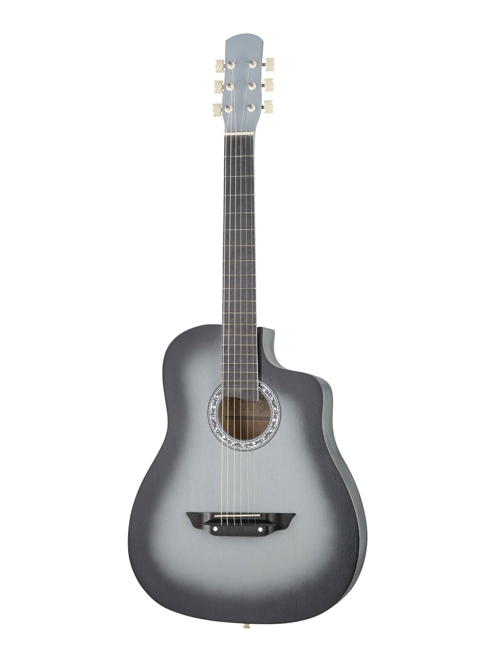 ACD-41A-79-G Акустическая гитара, с вырезом, серый санберст, аккорд