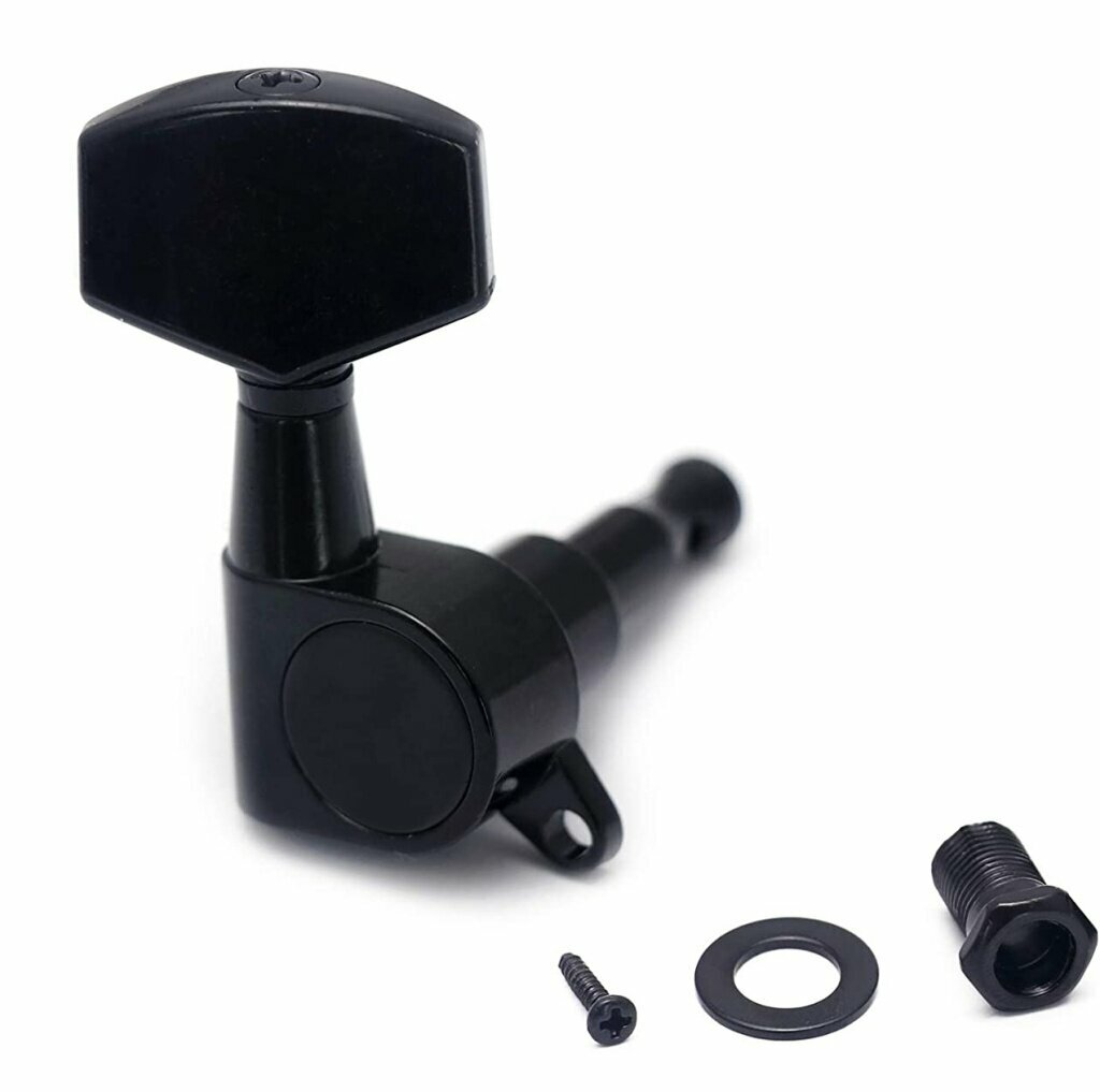 Колки для электрогитары 3+3 PARTSLAND MH-01-BK-3+3, черные