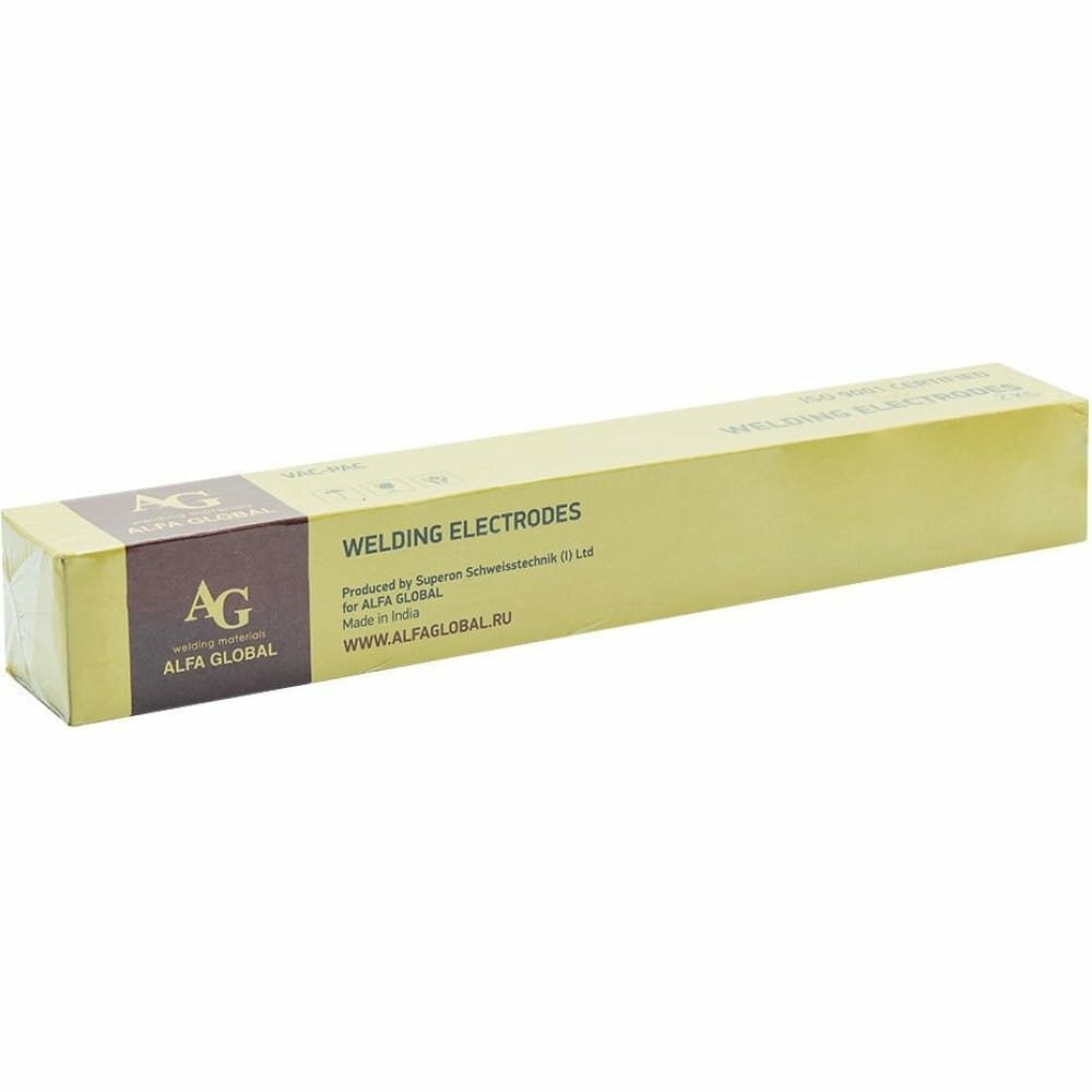 Электроды E NICRMO-3 4x350 мм, 2 кг, vac-pac AG A-3-NICRMO3-40-2