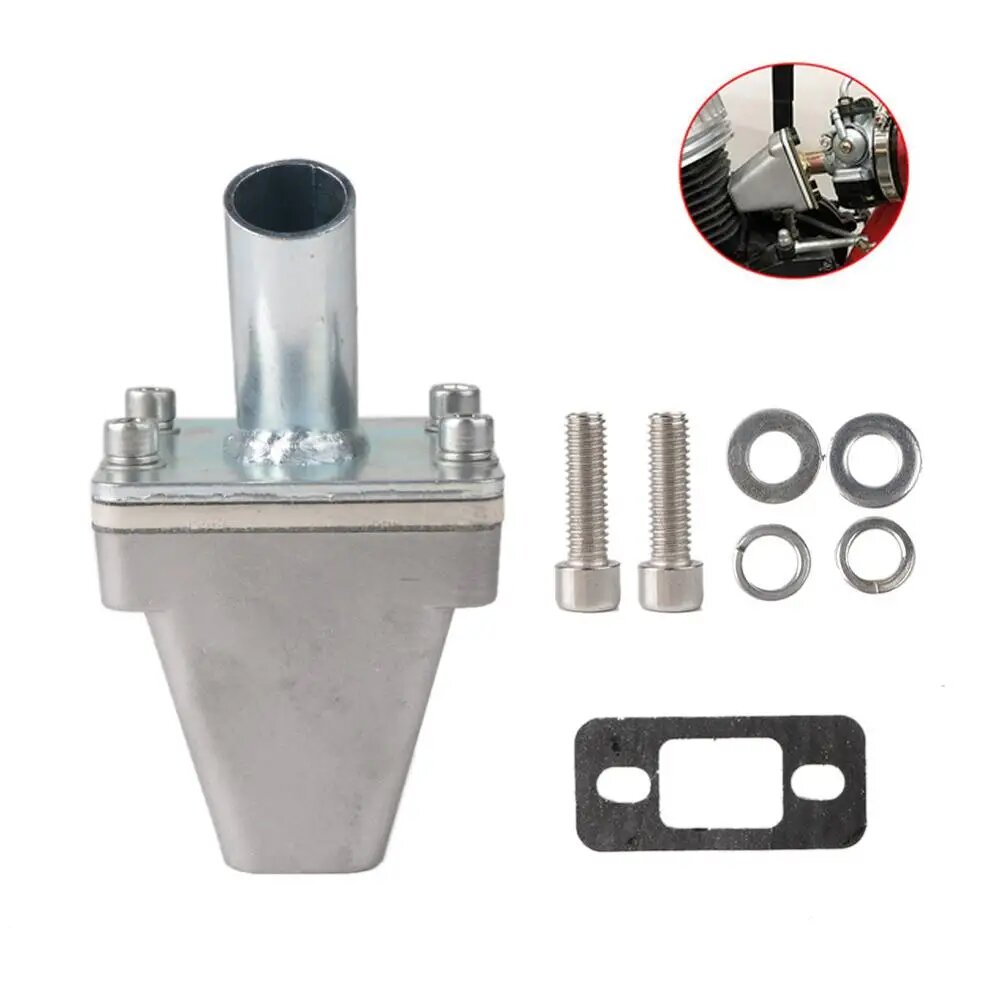 Комплект гоночного лепесткового клапана 2 в 1 для впускного клапана 40 мм и 32 мм, 66CC/80CC, велосипед с газовым мотором