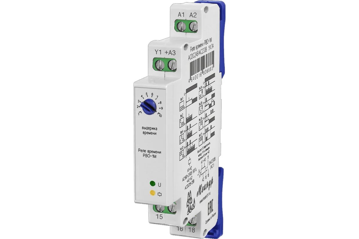 Меандр РВО-1М реле времени ACDC24B/AC230B УХЛ4, серия A8302-16936885 для автоматизации
