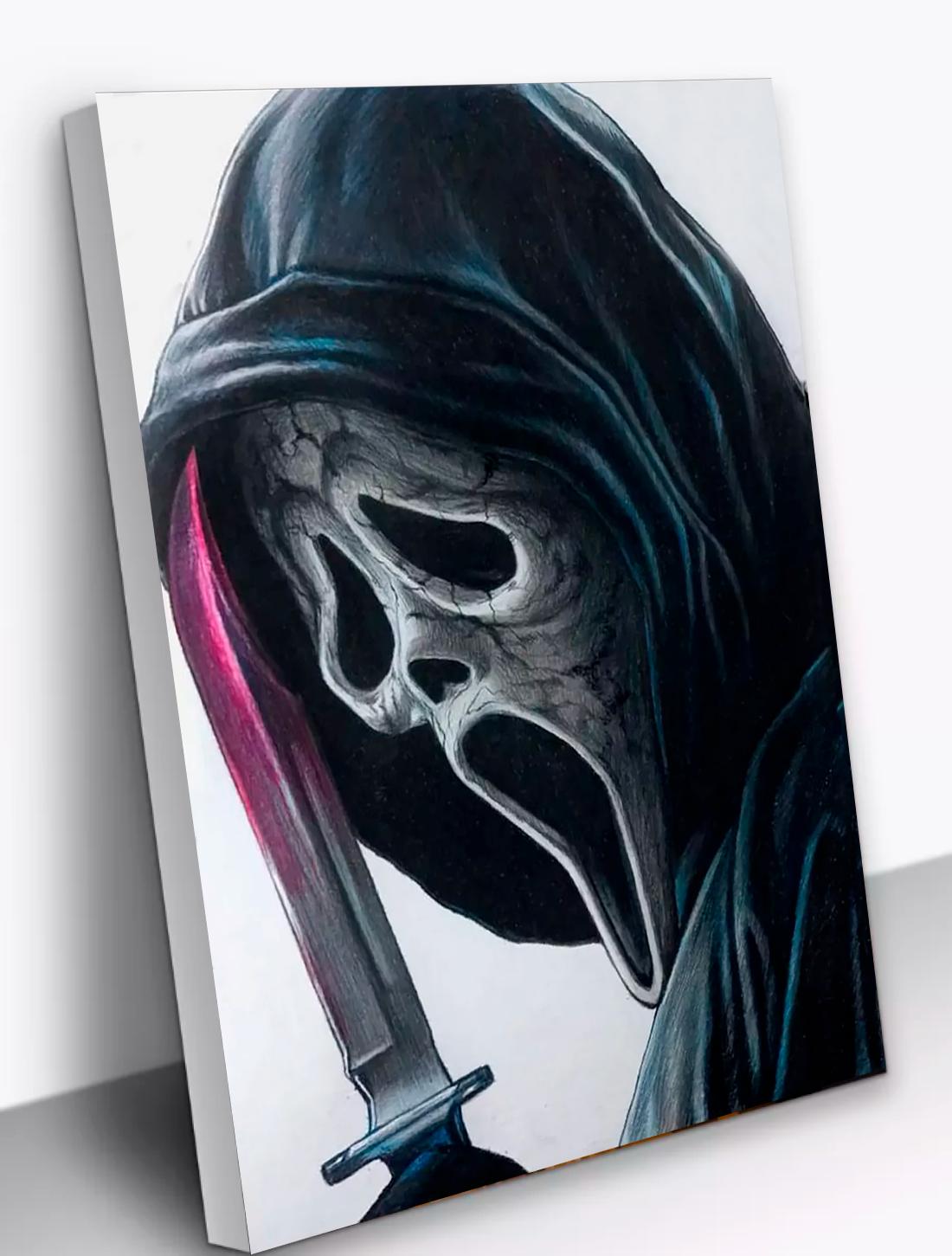 Картина по номерам "Маска Крик", хлопковый холст на подрамнике 40х50 см, акрил, 000 Art Hobby Home