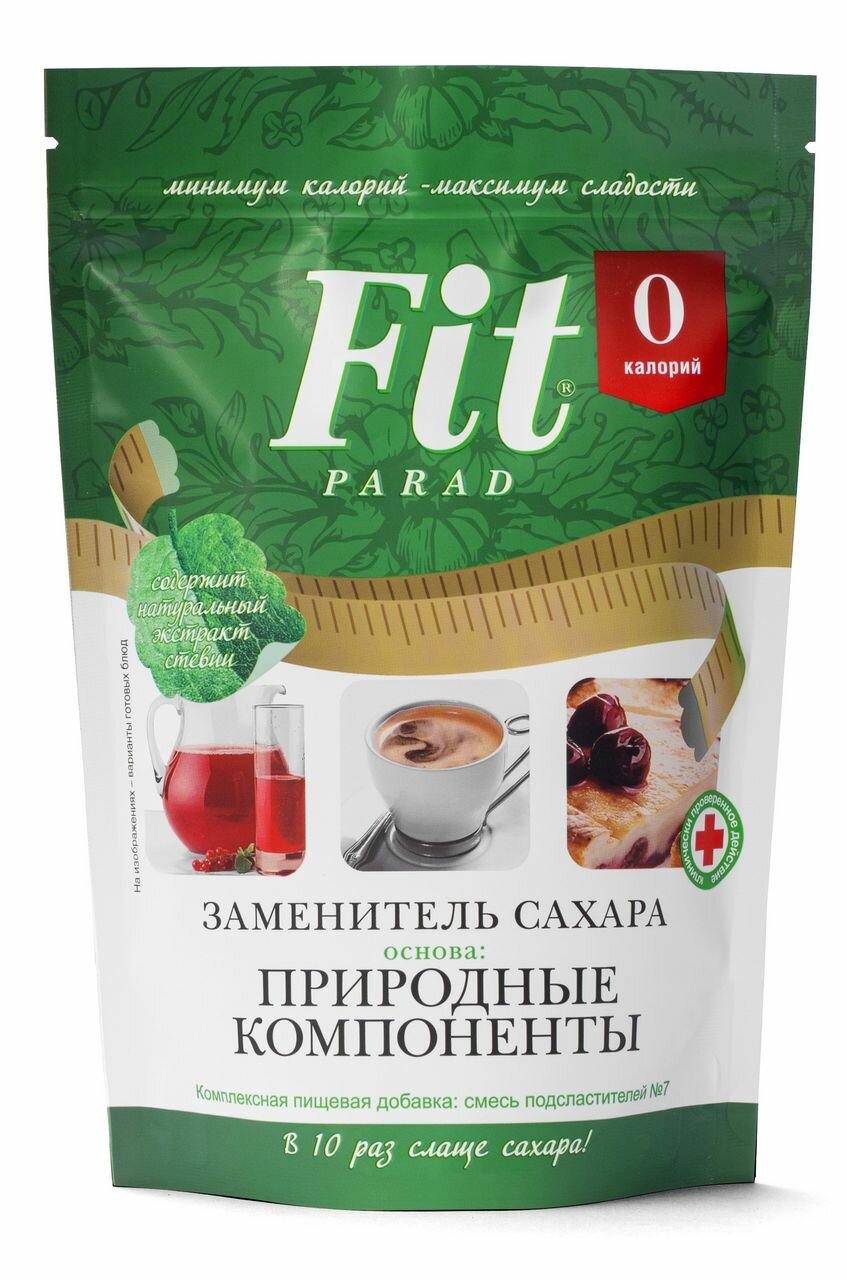 Сахарозаменитель Fit parad № 7 природные компоненты 500 г