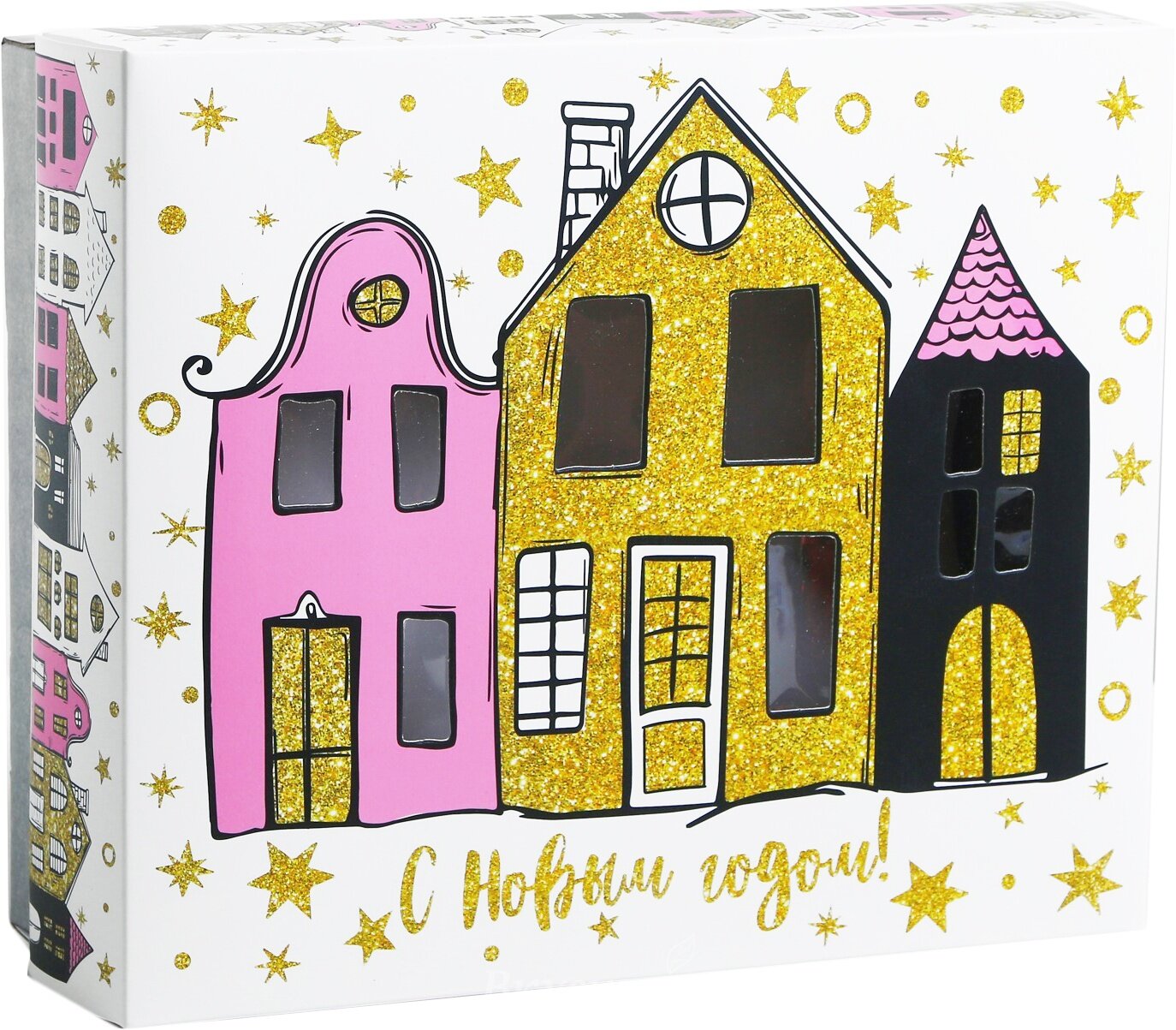 Упаковка для подарков Чудес в Новом году 26,4х22х9 см. (Набор из 2 шт.)