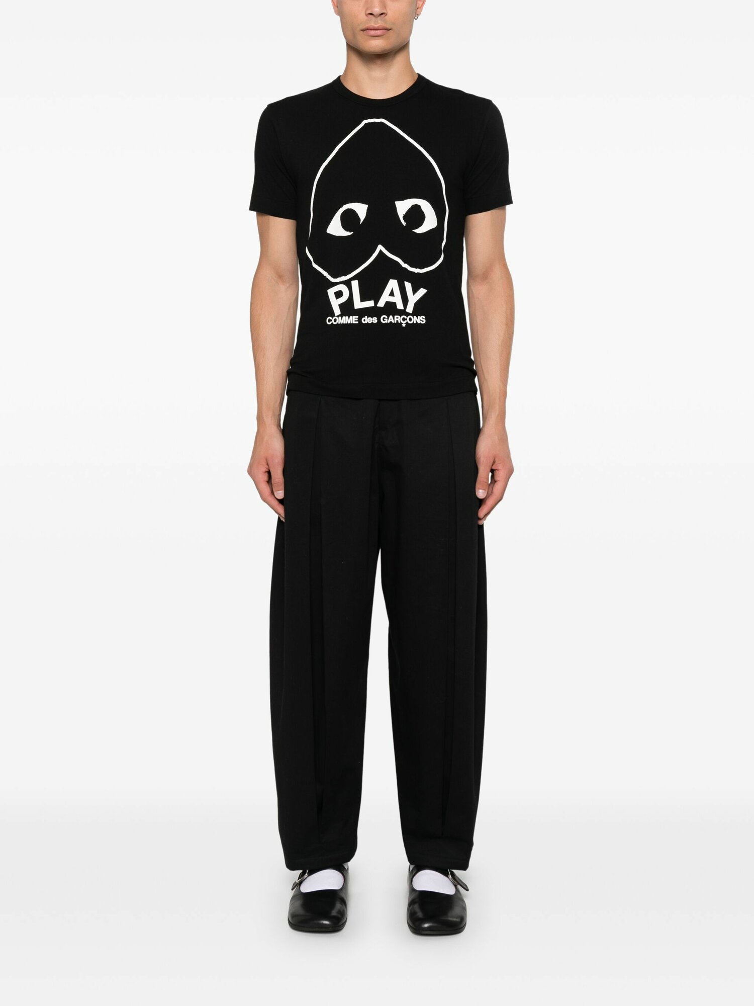 Футболка COMME des GARCONS, размер M, черный — фото 1