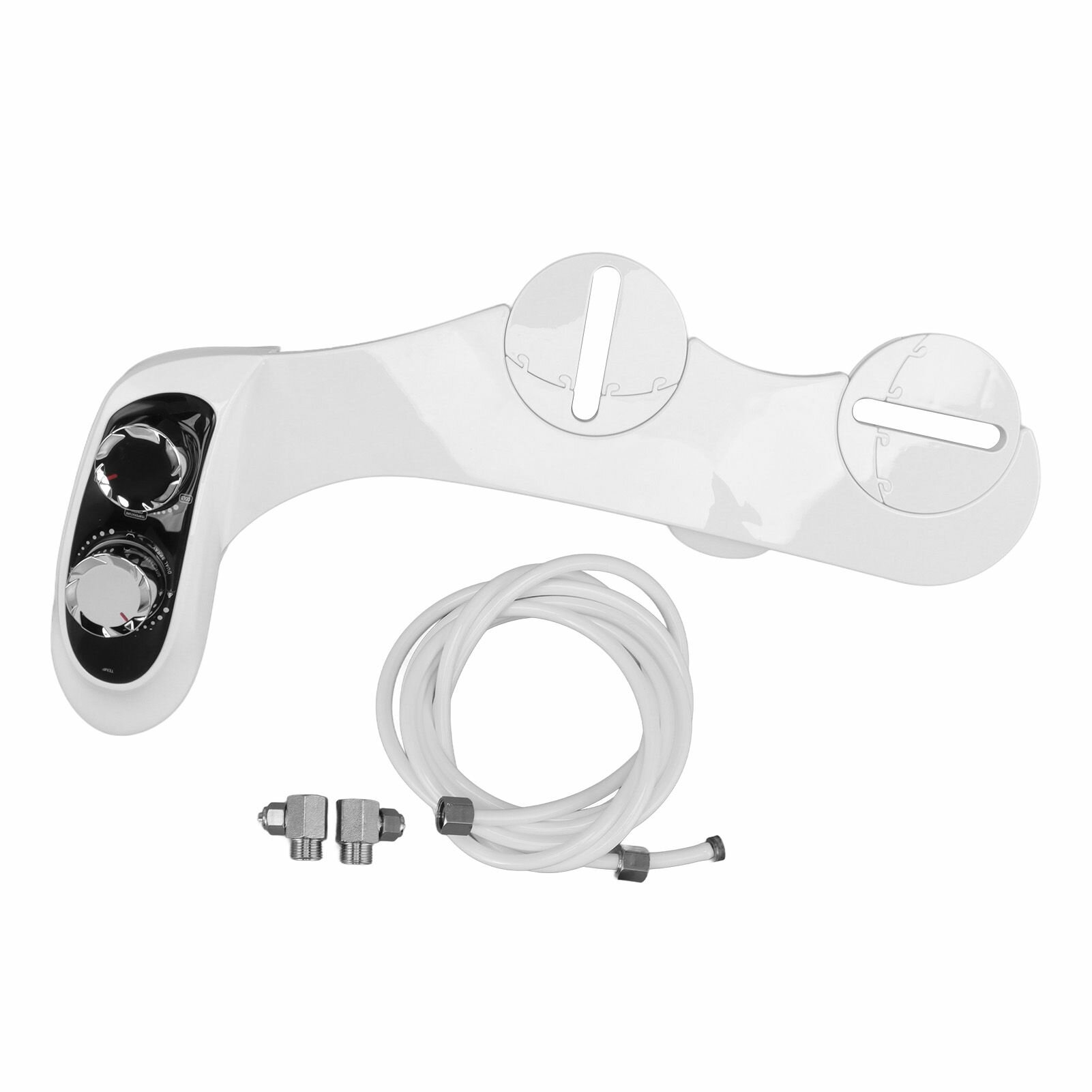 Биде с цифровым дисплеем температуры, двойное сопло для горячей, холодной воды