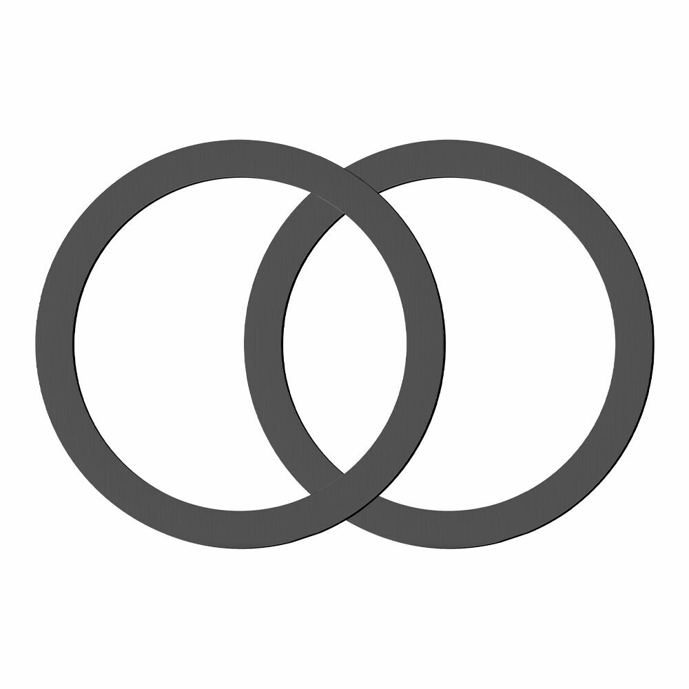 Металлическое кольцо на чехол Earldom ET- EH206, черный цвет