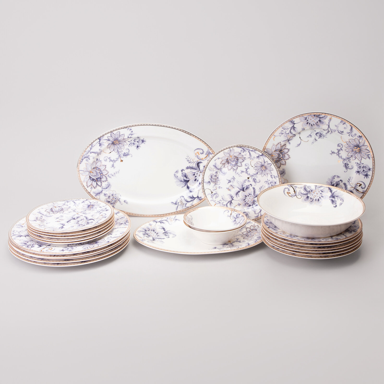 Обеденный набор посуды 87-343 lefard 23 предмета