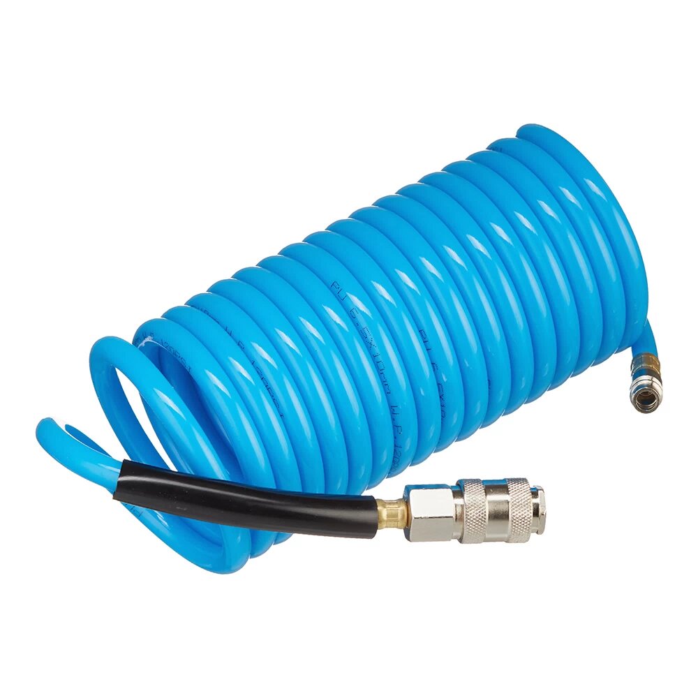 Шланг спиральный Fubag 1/4 5 м PU для компрессоров с фитингами (170300) Fubag 170300
