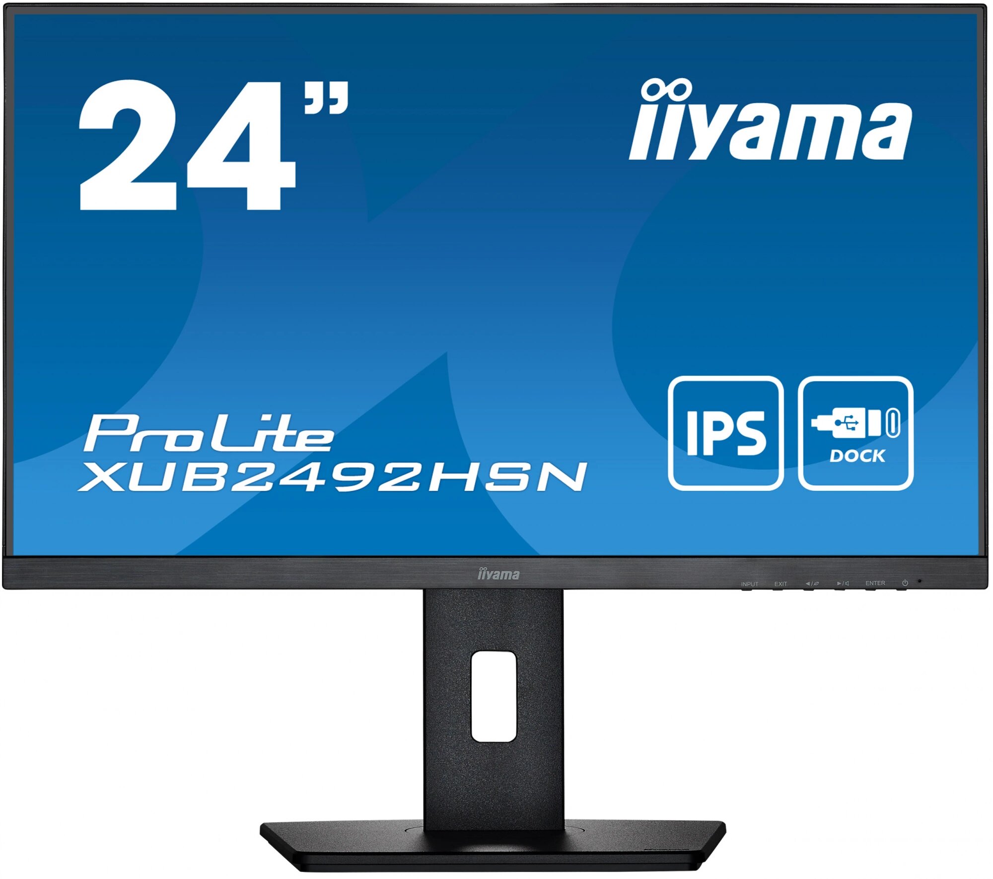 Монитор Iiyama ProLite XUB2492HSN-B5 23.8" 1920x1080 FULL HD, частота 75 Гц, IPS LED, черный, поворотный