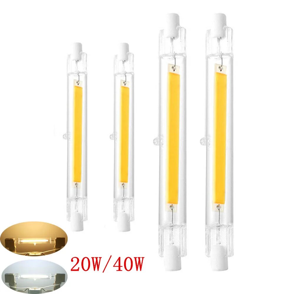 Светодиодная лампа SONQIN R7S 20W Natural Light 78MM