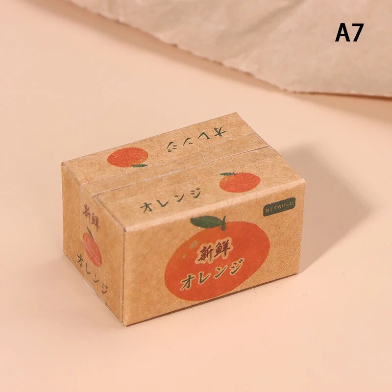 Миниатюрные бумажные коробки для кукольного домика 1/12 A7