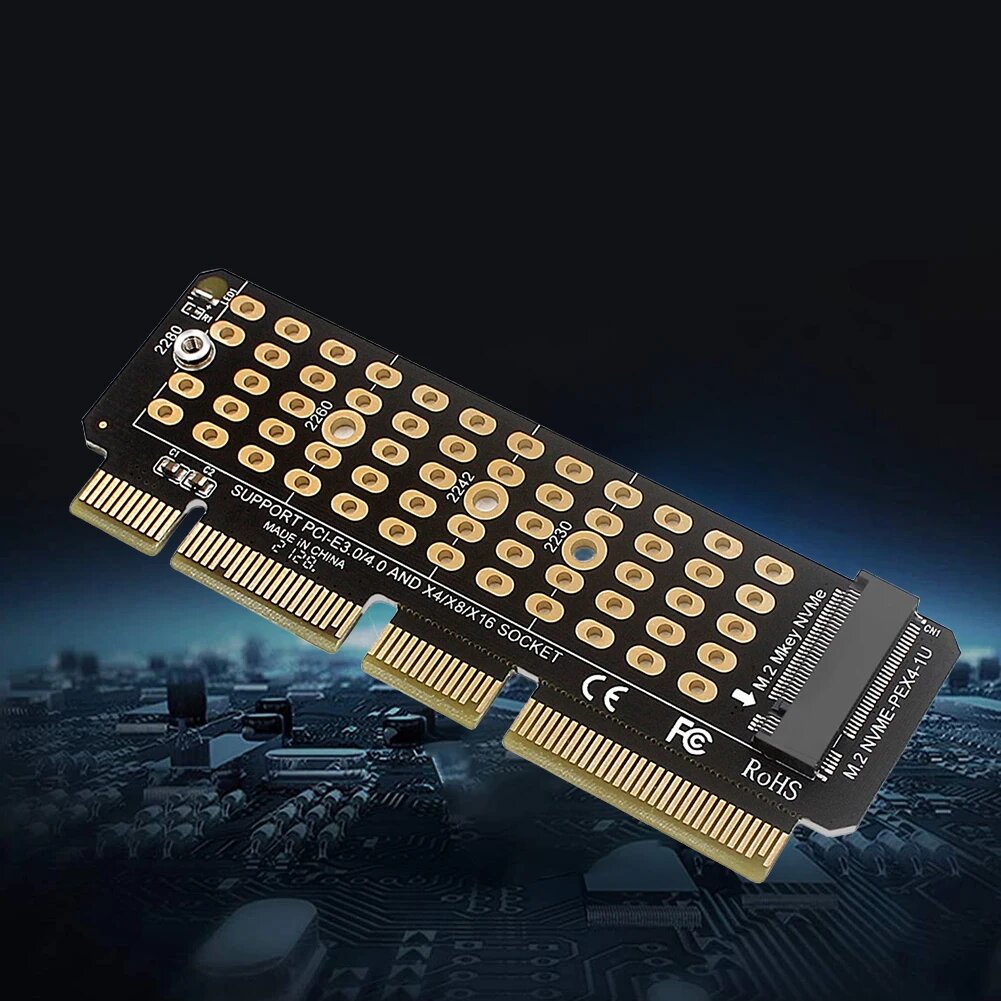 PCIe 4.0 Райзер M.2 NVMe для SSD 2230-2280