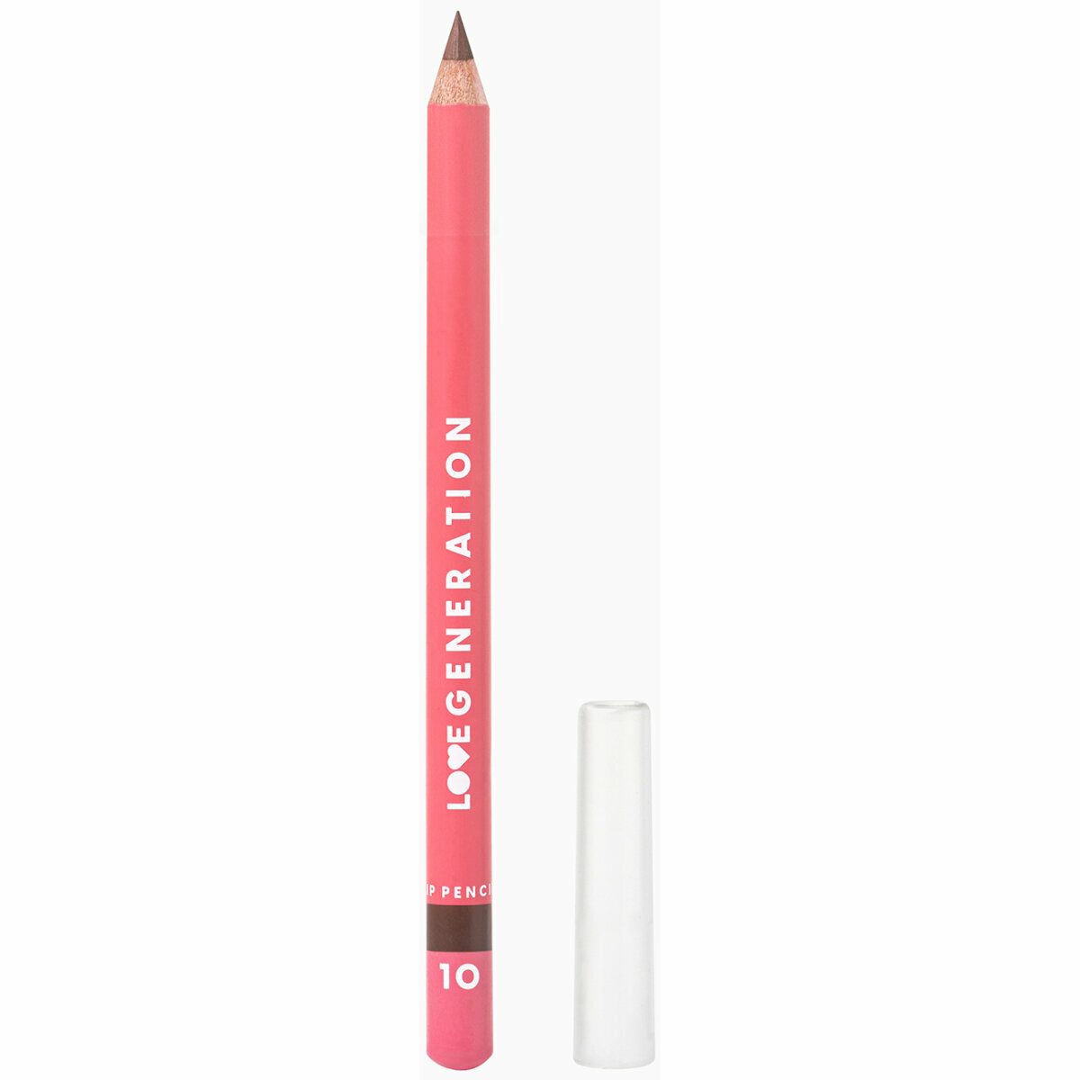 Карандаш для губ Love Generation Lip Pencil тон 10 Темно-коричневый, 1.2 гр