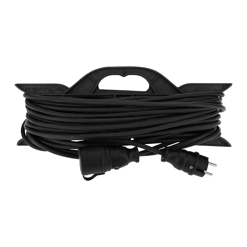 Удлинитель-шнур на рамке КГ 3х1,5 с з/к 30м 16А 3500Вт IP44 морозостойкий REXANT