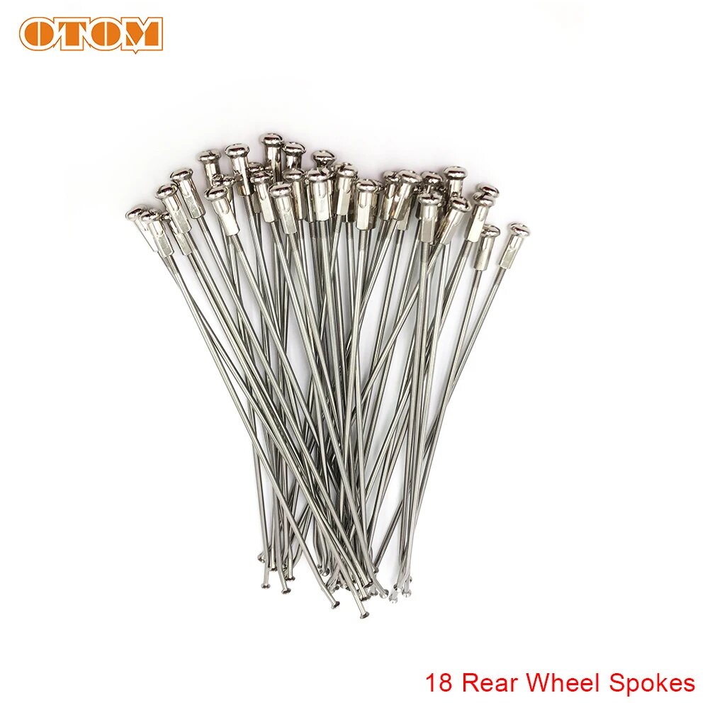Спицы для мотоцикла OTOM 304 из нержавеющей стали 21 Передняя 18/19 Задняя Ступица проволока 18 Rear