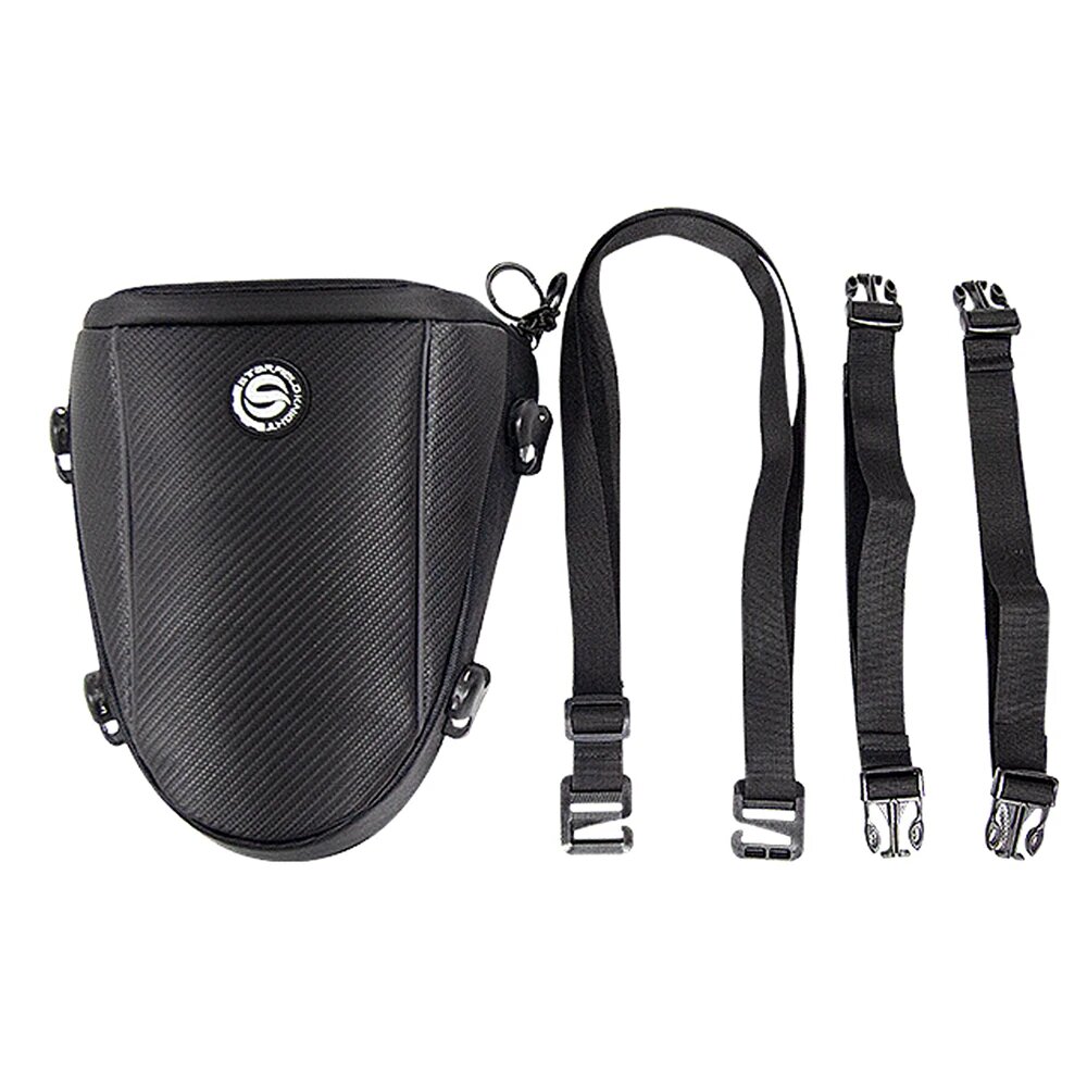 Черные мотоциклетные сумки на заднее сиденье Star Field Knight 9L, сумка на заднее сиденье для Кафе Racer, сумки для мотоциклов, сумки, гоночный гонщик