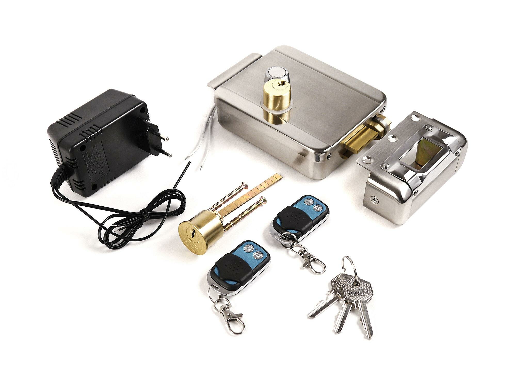 Комплект Анксинг Лок Omega - электромеханический замок с управляемым дистанционно блоком питания
