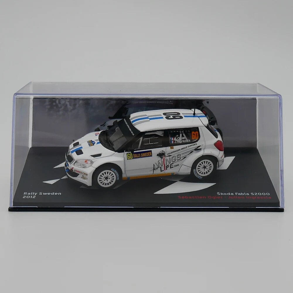Литой под давлением Ixo, масштаб 1:43, Skoda Fabia S2000 WRC 2012, модель автомобиля из сплава, Коллекционная игрушка, подарок, сувенир, украшение для дисплея