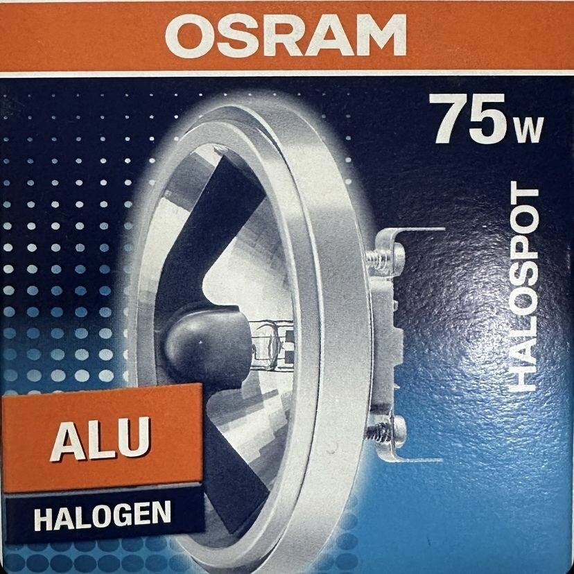 OSRAM Лампочка Halospot 111 75w, 12v 41840 FL 24 градусов G53