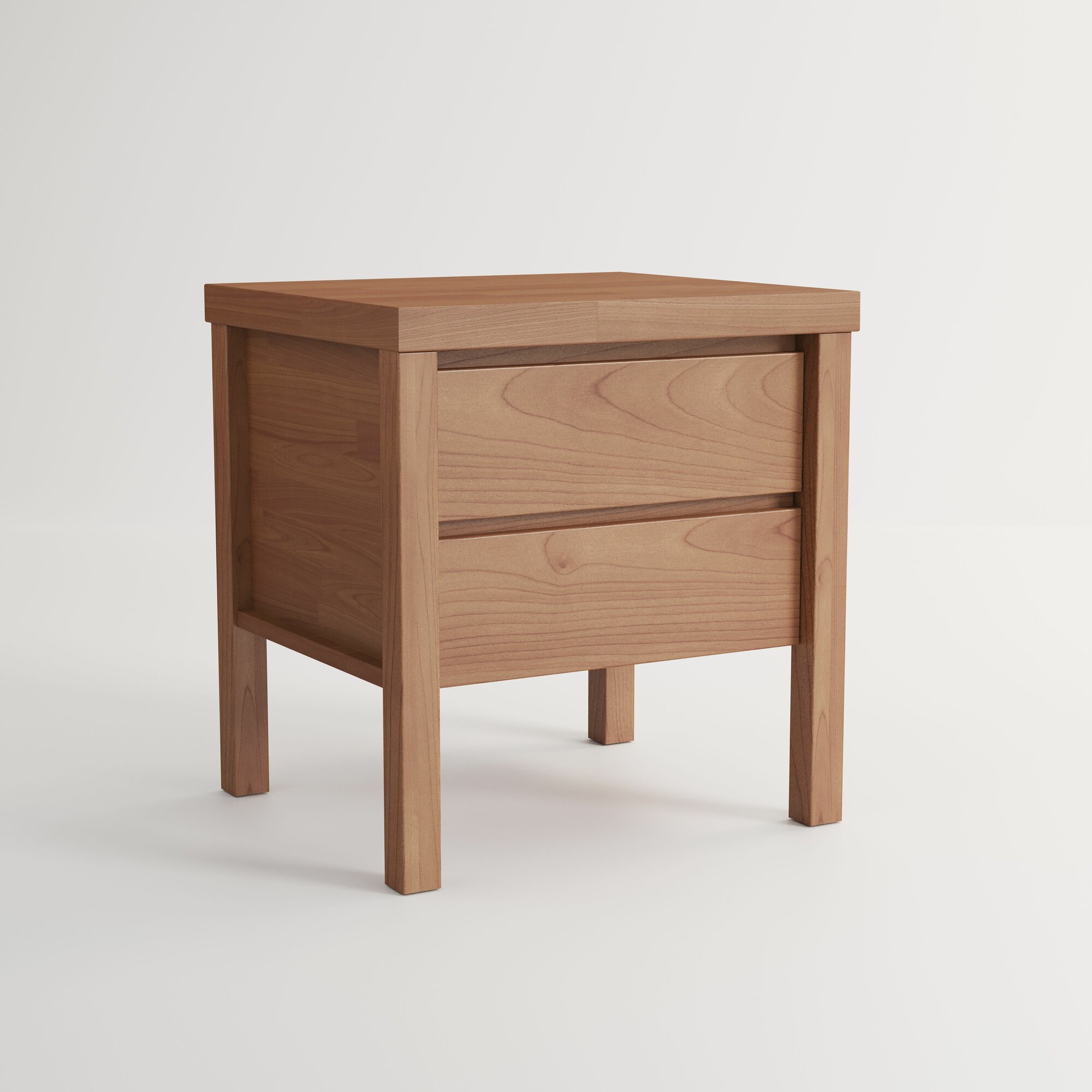 Тумба прикроватная, Hansales, деревянная, Oslo, цвет темный орех