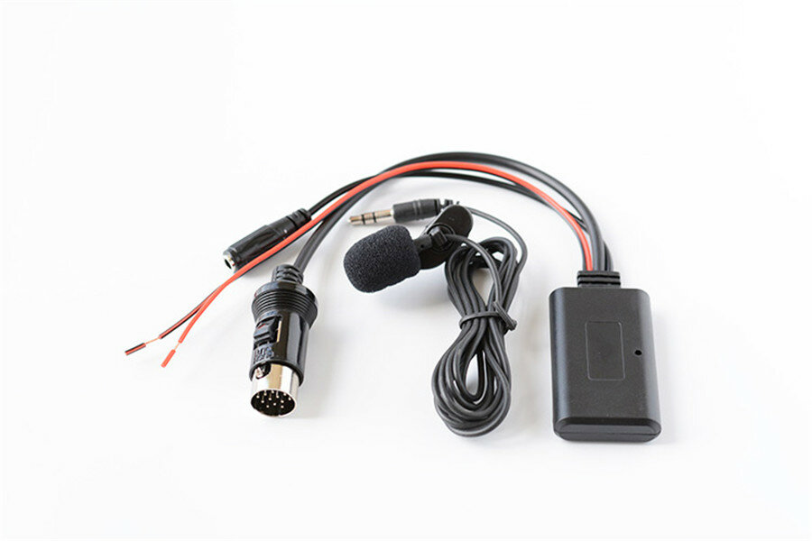 Bluetooth-Адаптер Аудио-Музыкальный Кабель Aux + Микрофон Для Kenwood 13-Контактный Cd-Стерео