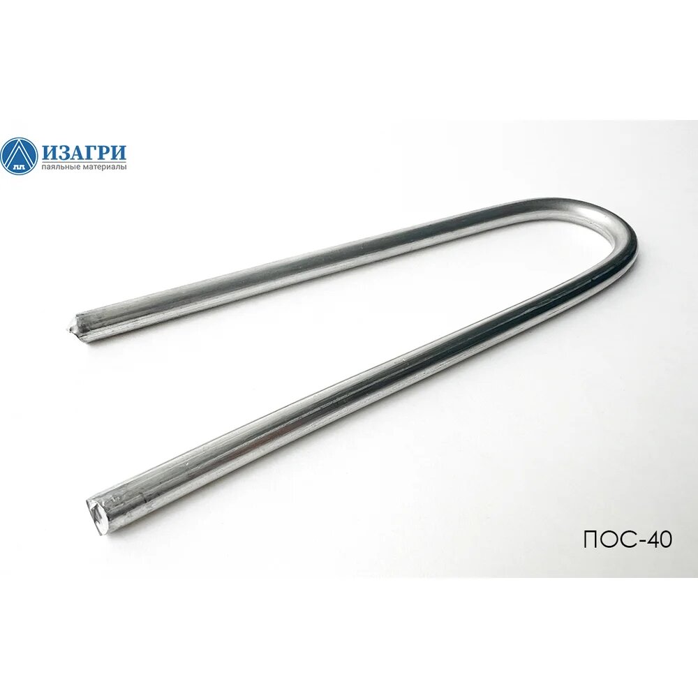 Припой ПОС-40 (Sn40Pb60) в прутках 400x8 мм изагри ПОС-40-PR-40088, пайки деталей