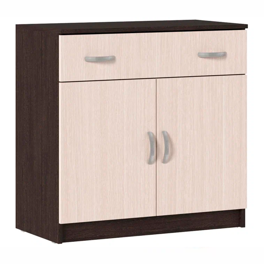 Комод для одежды КМ 552М Бассо 1 ящик. 2 створки. (800х790х414 мм) венге/белфорт