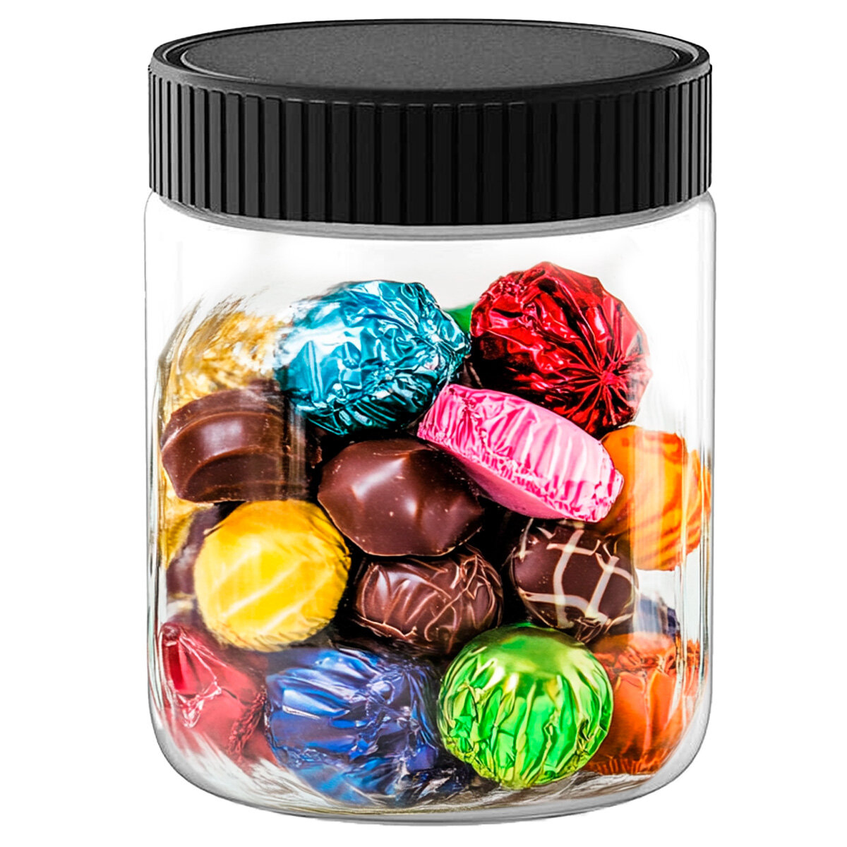 Конфетница с крышкой большая из оргстекла