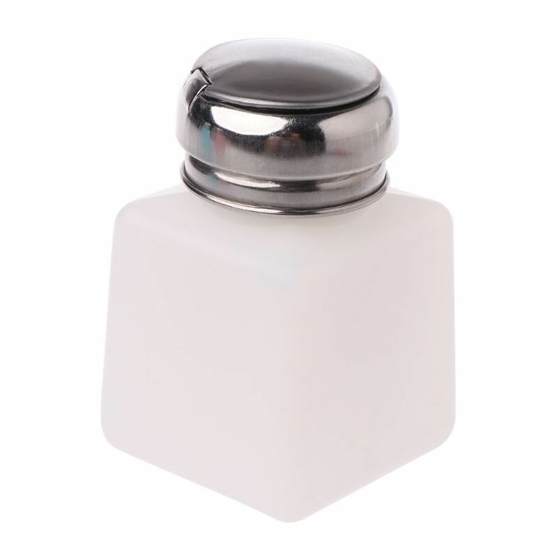 Дозатор для спирта, 100 мл, антистатические бутылки с насосом, запираемая квадратная пластиковая бутылка, многофункциональная, синяя/белая