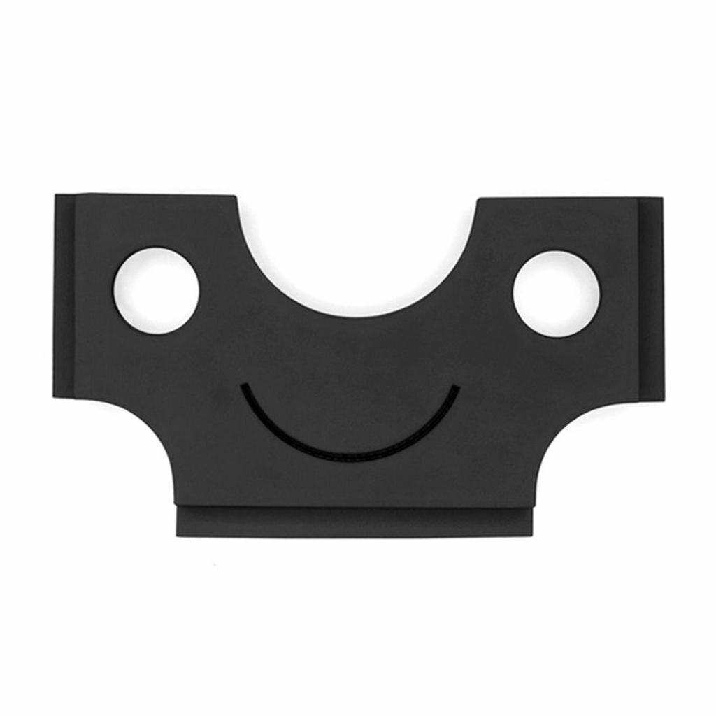 Многофункциональный автомобильный держатель карт (смайлик, черный) — в салон для топливных и парковочных карт