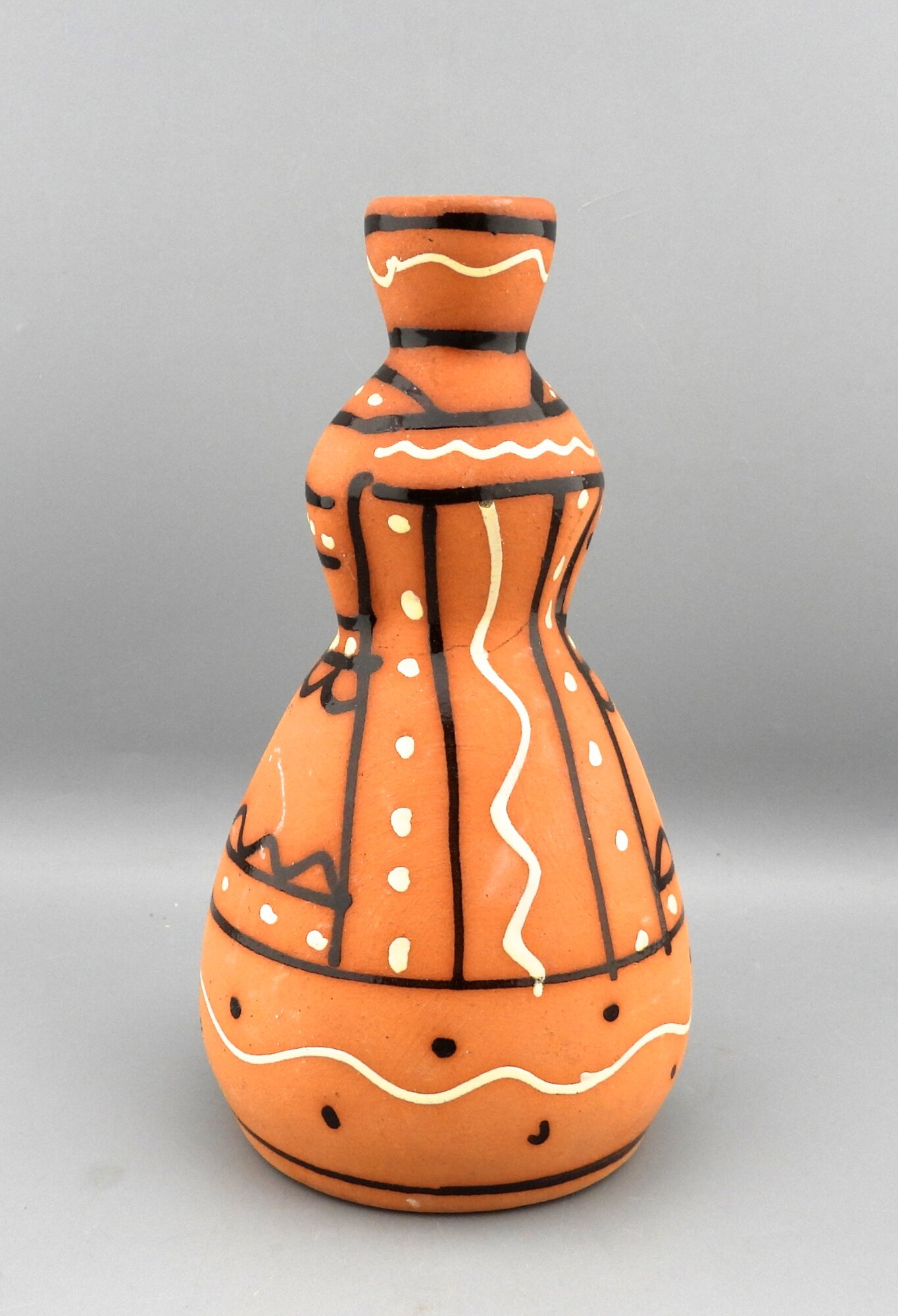 Ваза "Сударушка" 17,5 см керамика СССР 1970-е гг