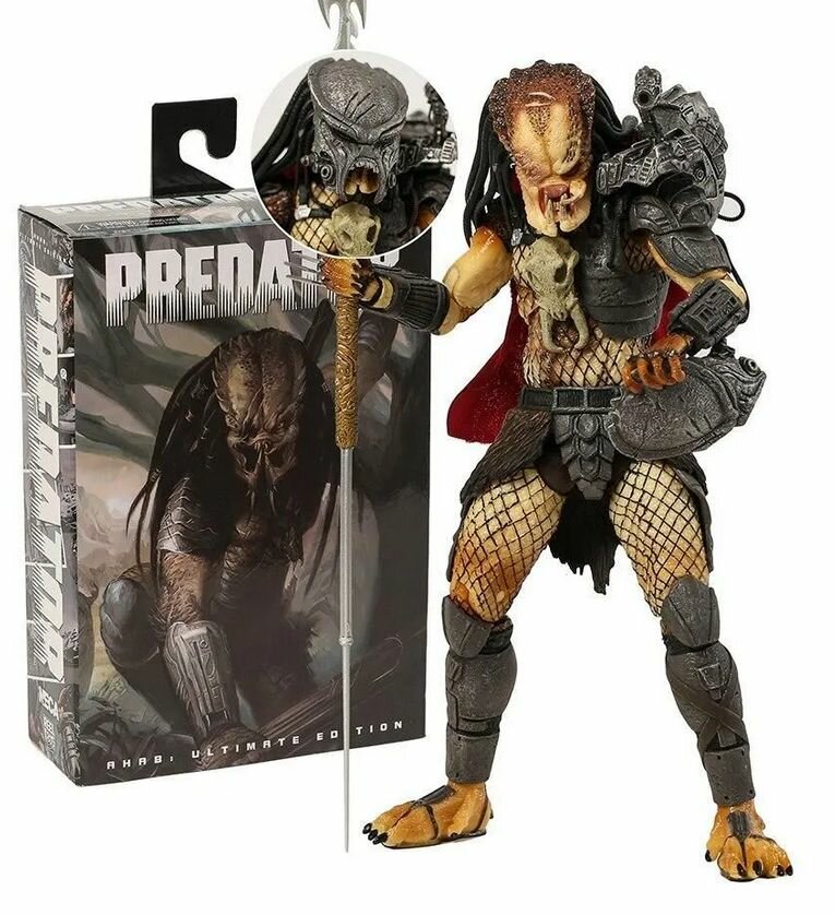 Подвижная фигурка Хищник Predator Ahab Ultimate edition NECA
