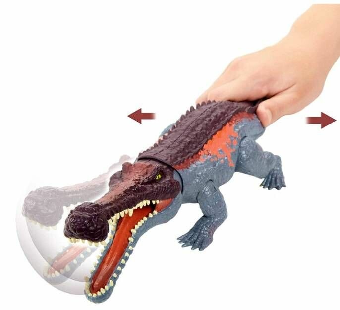 Фигурка Динозавр Jurassic Evolution World Крокодил Sarcosuchus ( Саркозух) Мир Юрского периода
