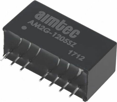 Преобразователь AIMTEC AM2G-1205SZ Преобразователь: DC/DC 2Вт Uвх: 9-18В 5ВDC Iвых: 400мА SIP8 1шт