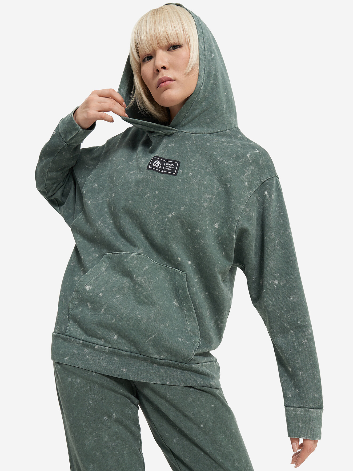 Худи Authentic Women's Garment wash Hoodie w/o zip